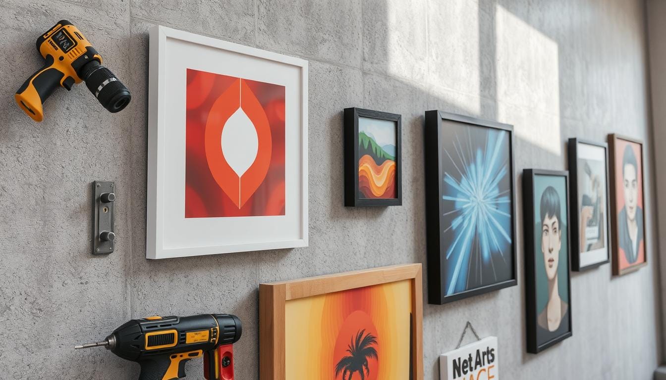How To Hang Art On Concrete Wall - Simple Guide