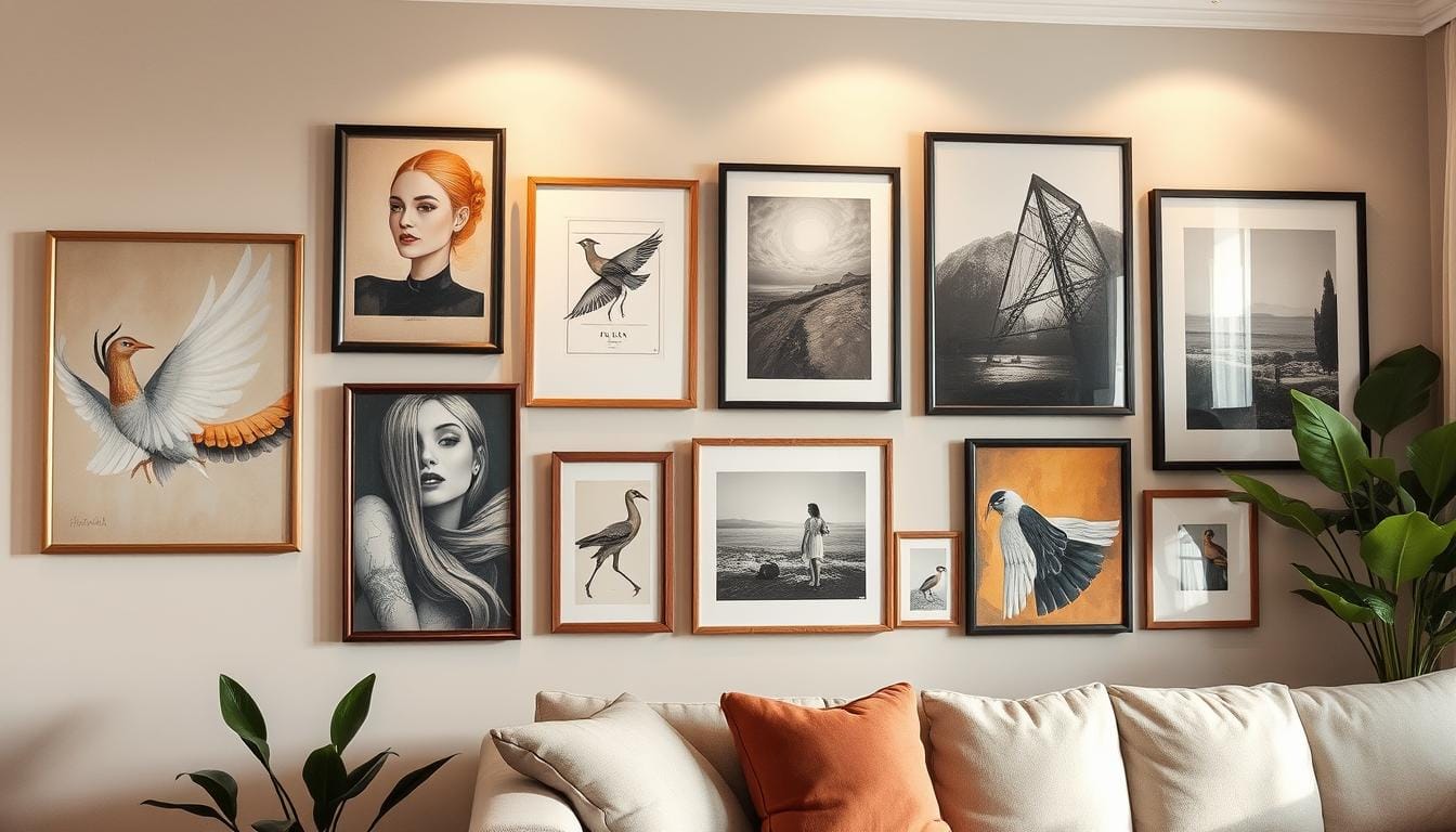 How To Hang Multiple Pieces Of Art On A Wall | Guide