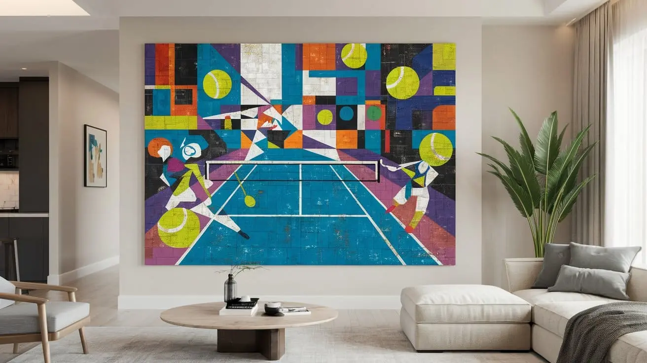 Tennis Abstract And Wall Art: Combine Your Passion And Unique Decor For ...