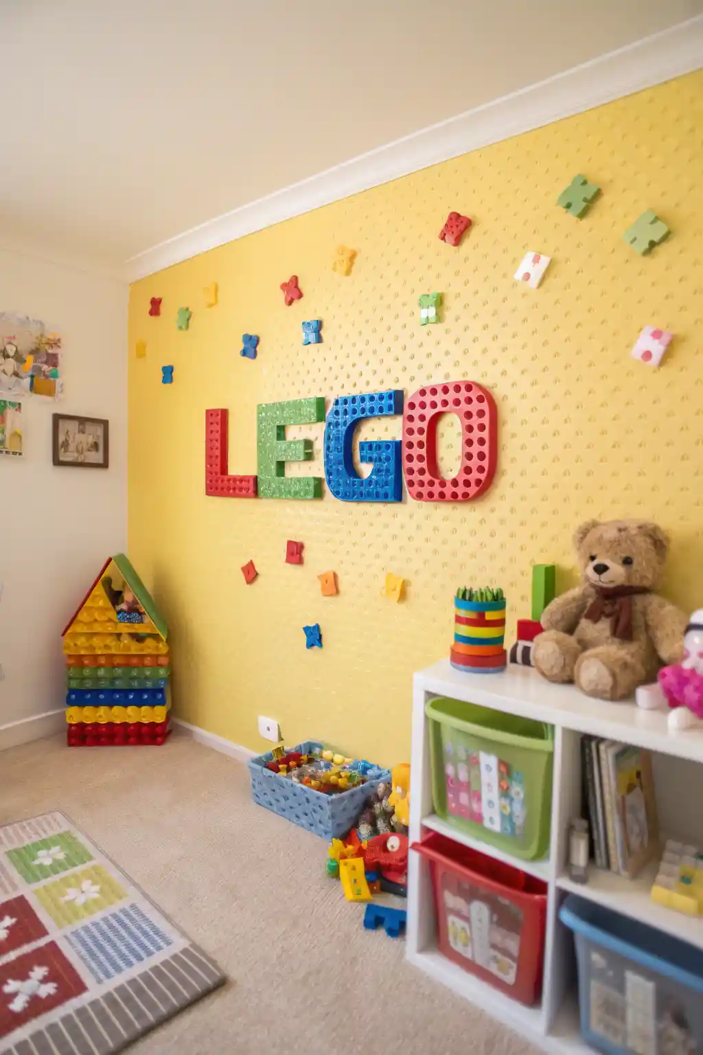 🧩 Fun Lego Wall Decor Ideas For Kids’ Rooms