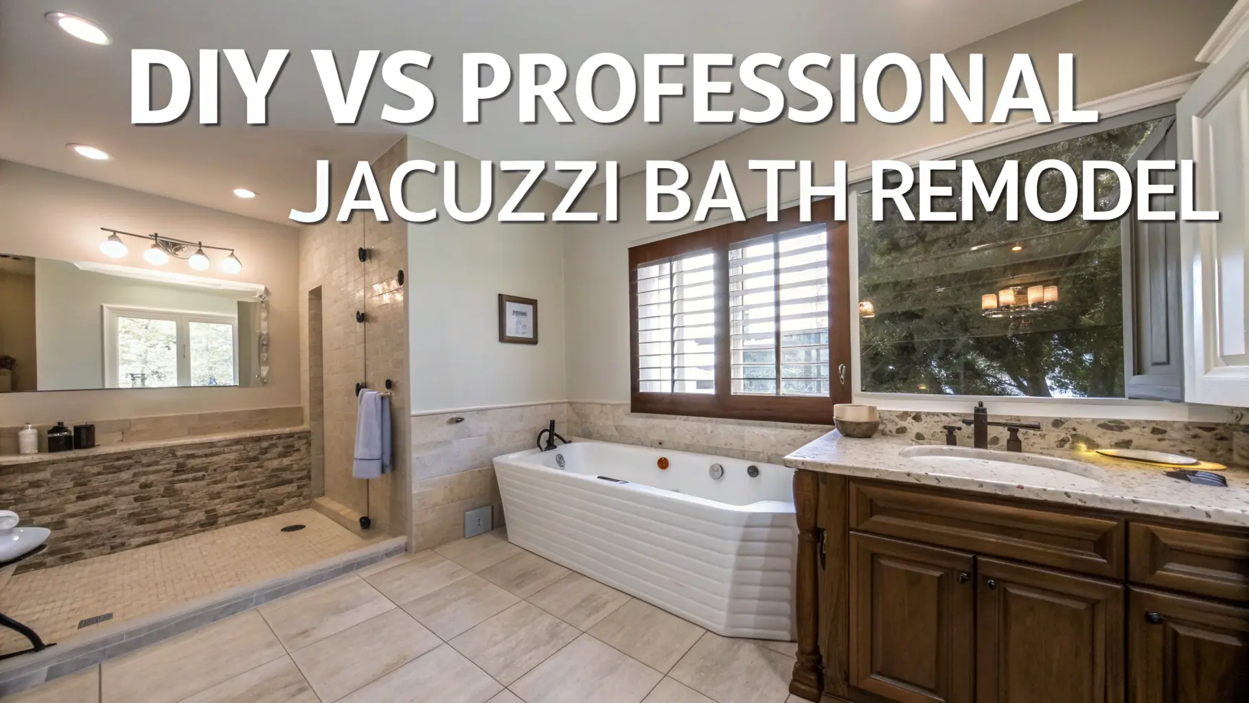 DIY Vs Professional Jacuzzi Bath Remodel: Pros And Cons